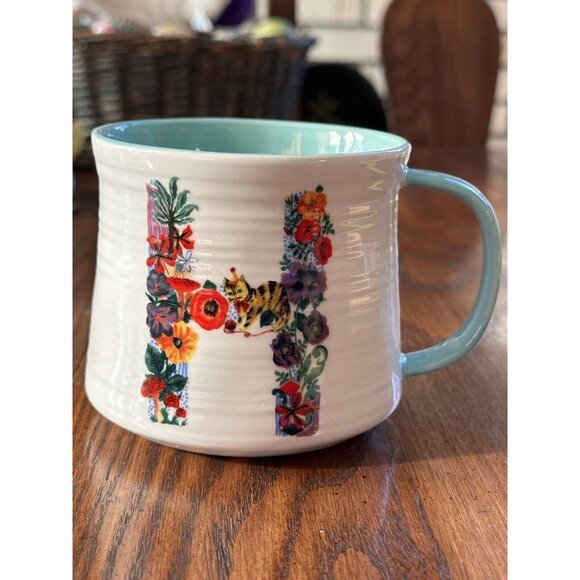 Anthropologie | Kitchen | Anthropologie Nathalie Lete Monogram Letter H ...